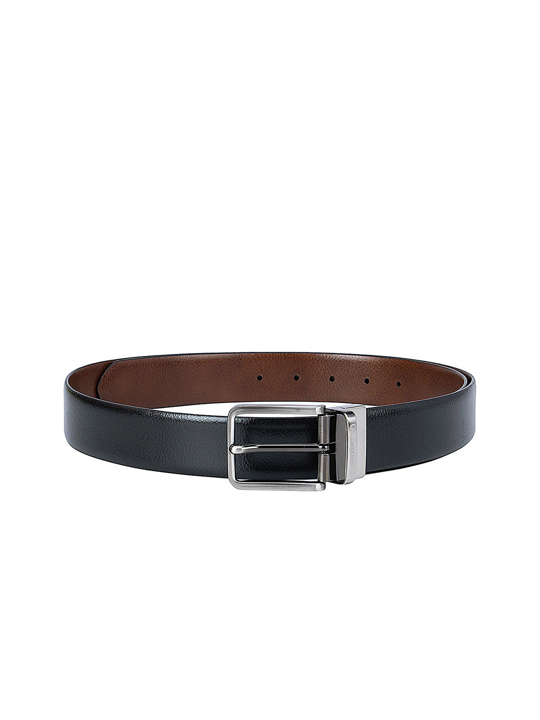 Buy Da Milano Men Textured Leather Reversible Formal Belt - Belts for ...