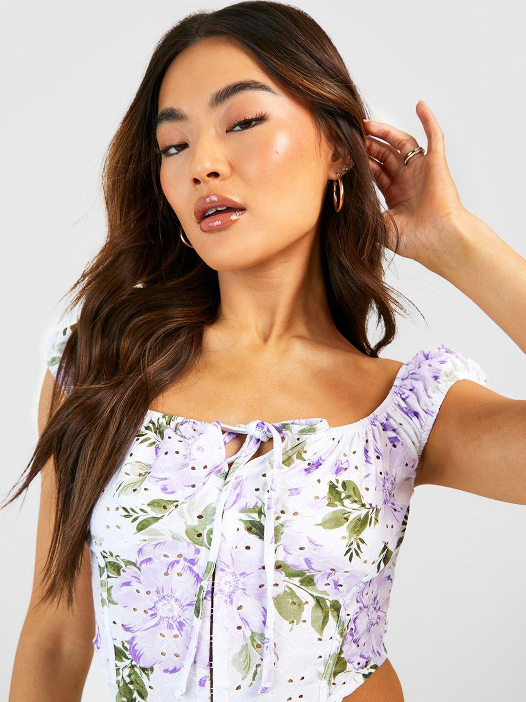 Buy Boohoo Floral Printed Top - Tops for Women 24803420 | Myntra