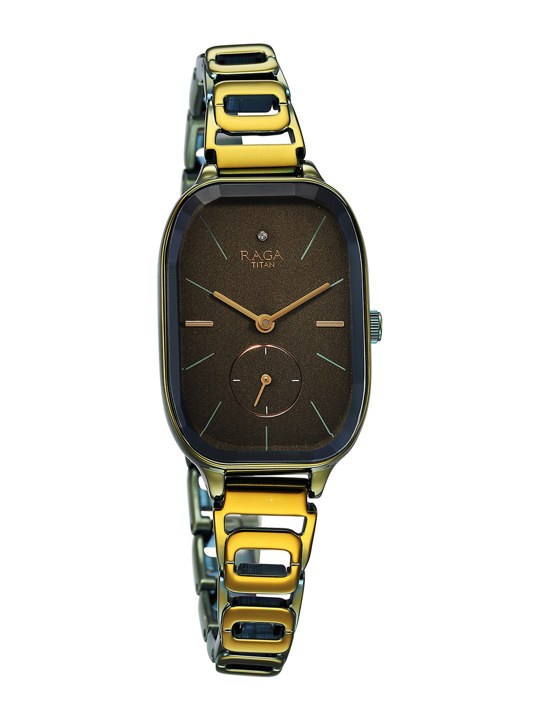 Buy Titan Women Stainless Steel Bracelet Style Straps Analogue Watch ...