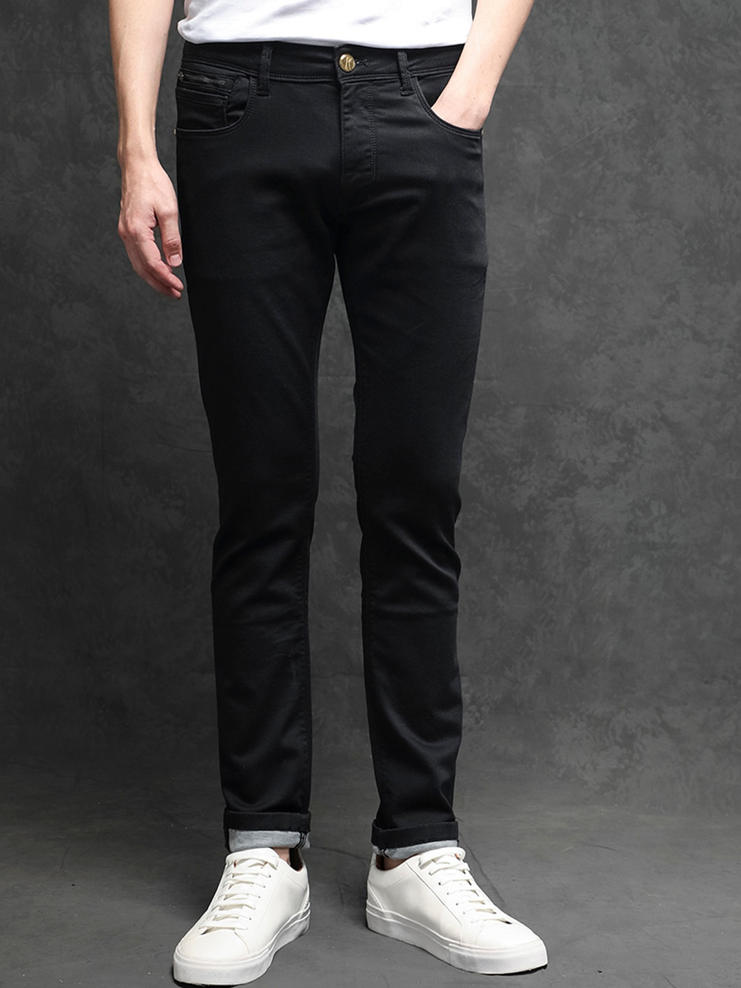 Buy RARE RABBIT Men Satinx Slim Fit Mid Rise Jeans - Jeans for Men ...