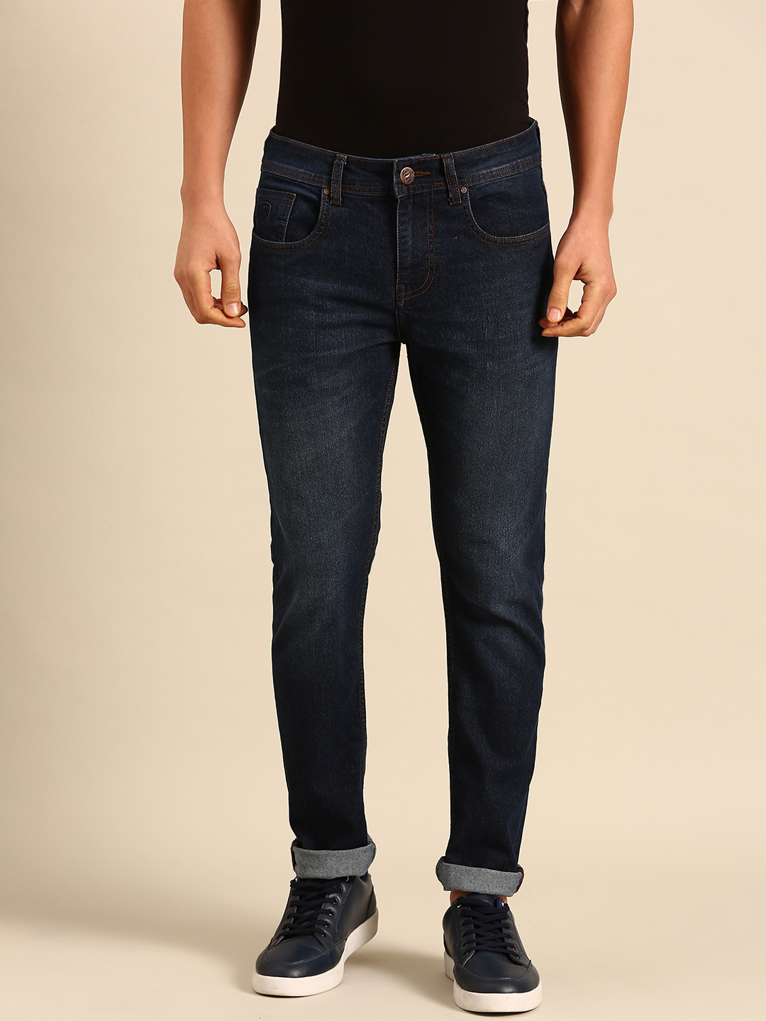 Buy Being Human Men Slim Fit Light Fade Stretchable Mid Rise Jeans ...