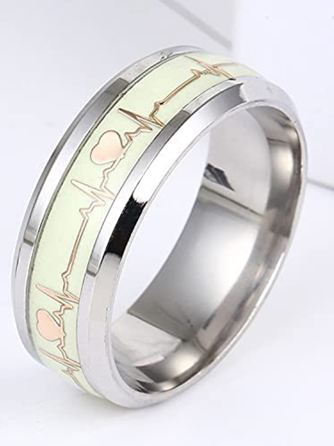 Buy KRYSTALZ Unisex Silver Plated Radium Finger Ring - Ring for Unisex ...