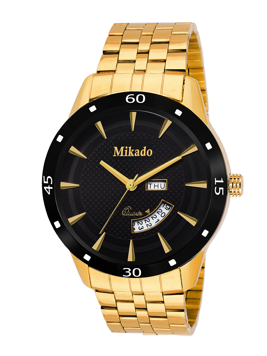 Buy Mikado Men Black Analogue Watch - Watches for Men 2482994 | Myntra