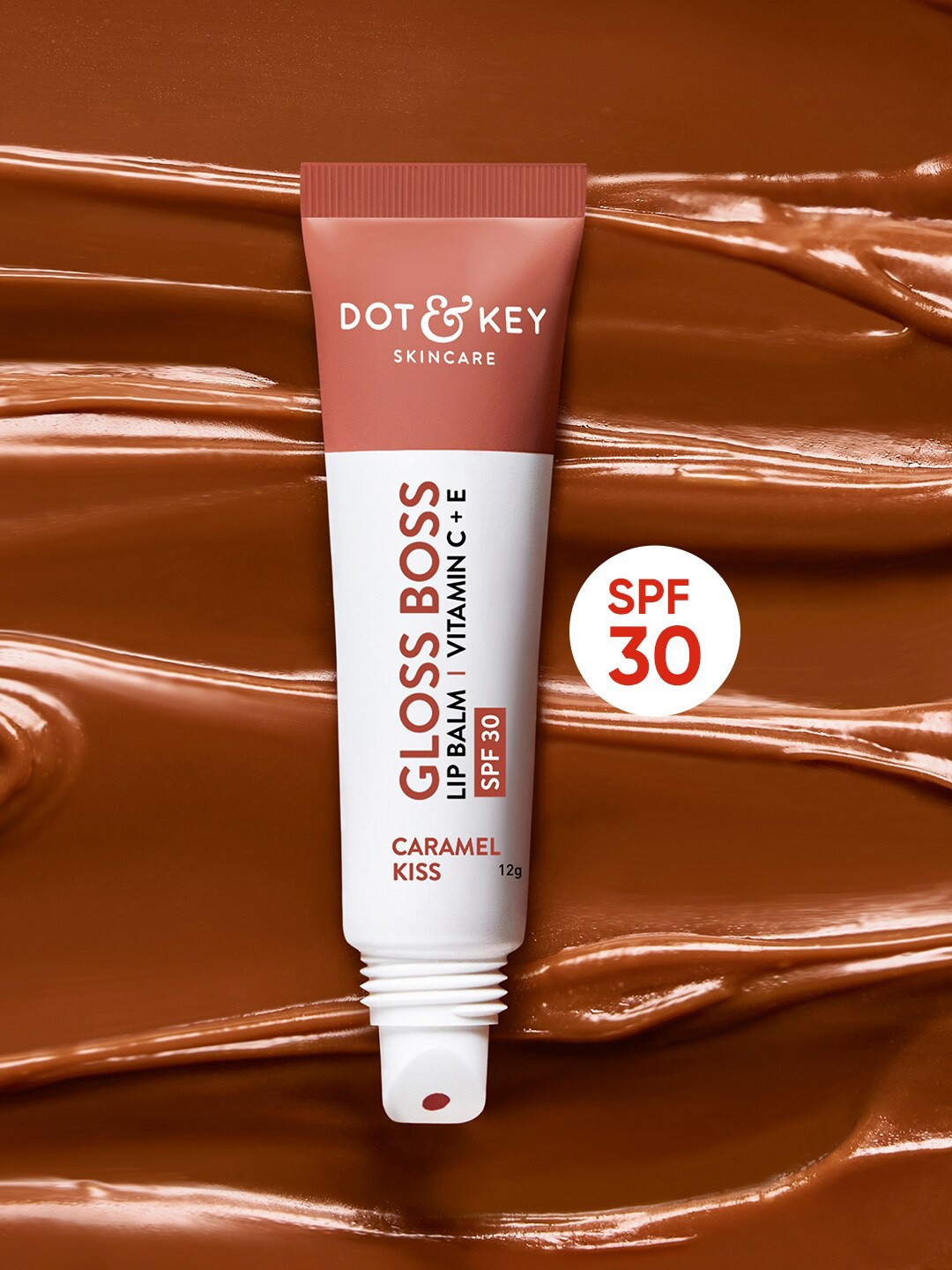 Buy Dot And Key Gloss Boss Spf30 Lip Balm With Vitamin C And E 12g Caramel