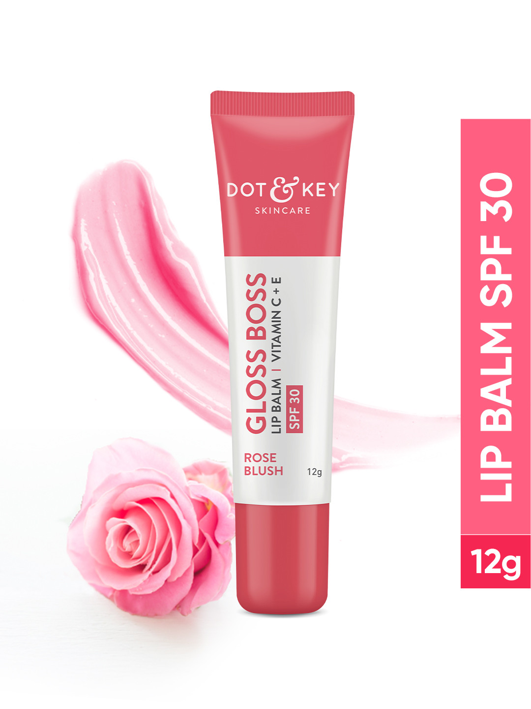 Buy DOT & KEY Gloss Boss SPF30 Lip Balm With Vitamin C & E 12g Rose ...
