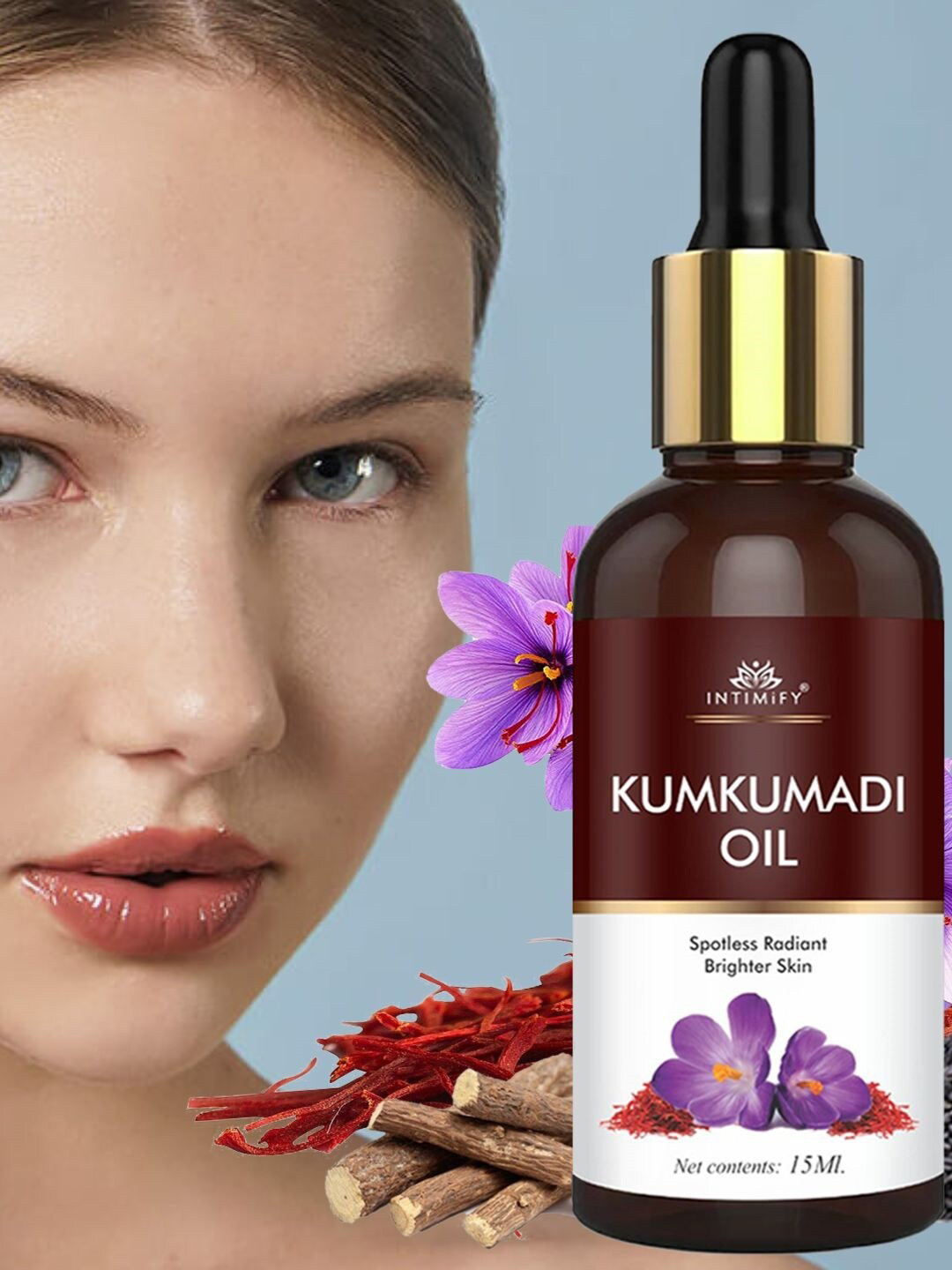 Buy INTIMIFY Spotless Radiant Bright Skin Kumkumadi Oil 15ml - Facial Oil for Unisex 24834706 ...