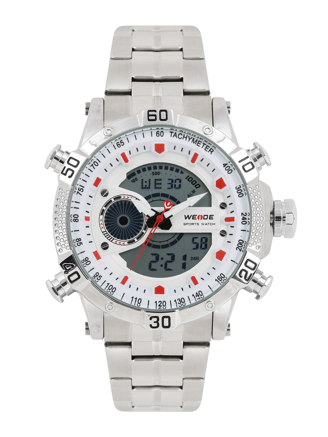 Buy WEIDE Men White Analogue And Digital Watch WH6902 2C - Watches for ...