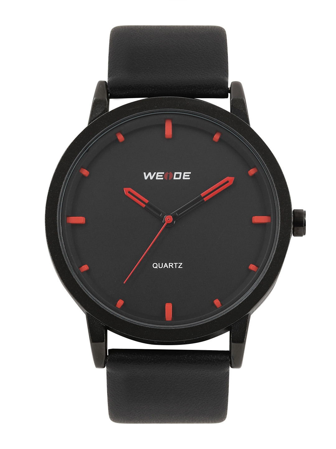 Buy WEIDE Men Black & Red Analogue Watch - Watches for Men 2483543 | Myntra