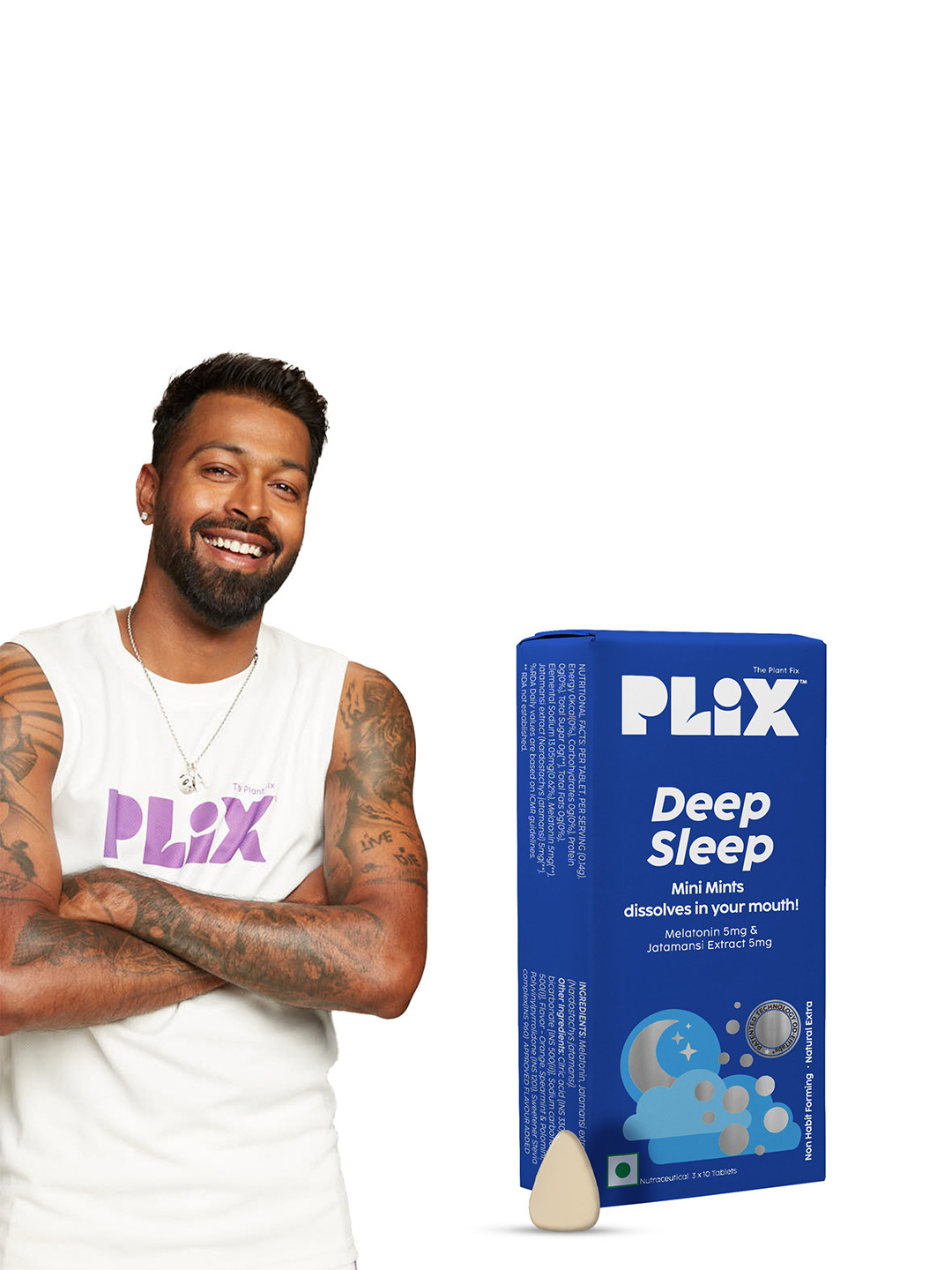 Buy PLIX THE PLANT FIX Deep Sleep Mini Mints With Jatamansi Extract 30 ...