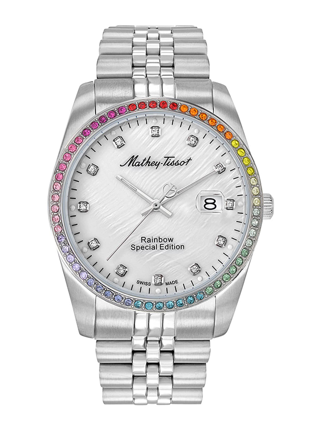 Buy Mathey Tissot Men Swiss Made Rainbow Special Edition Analog Watch ...