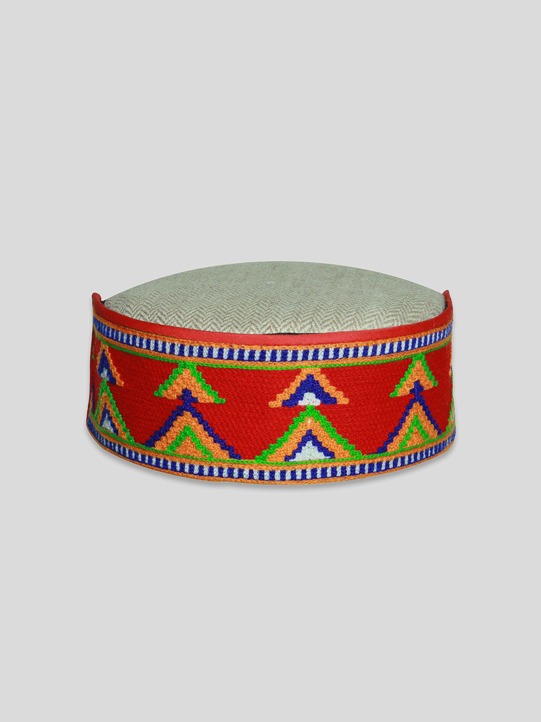 Buy Vastraa Fusion Unisex Cotton Embroidery Kullu Pahadi Himachali Cap ...