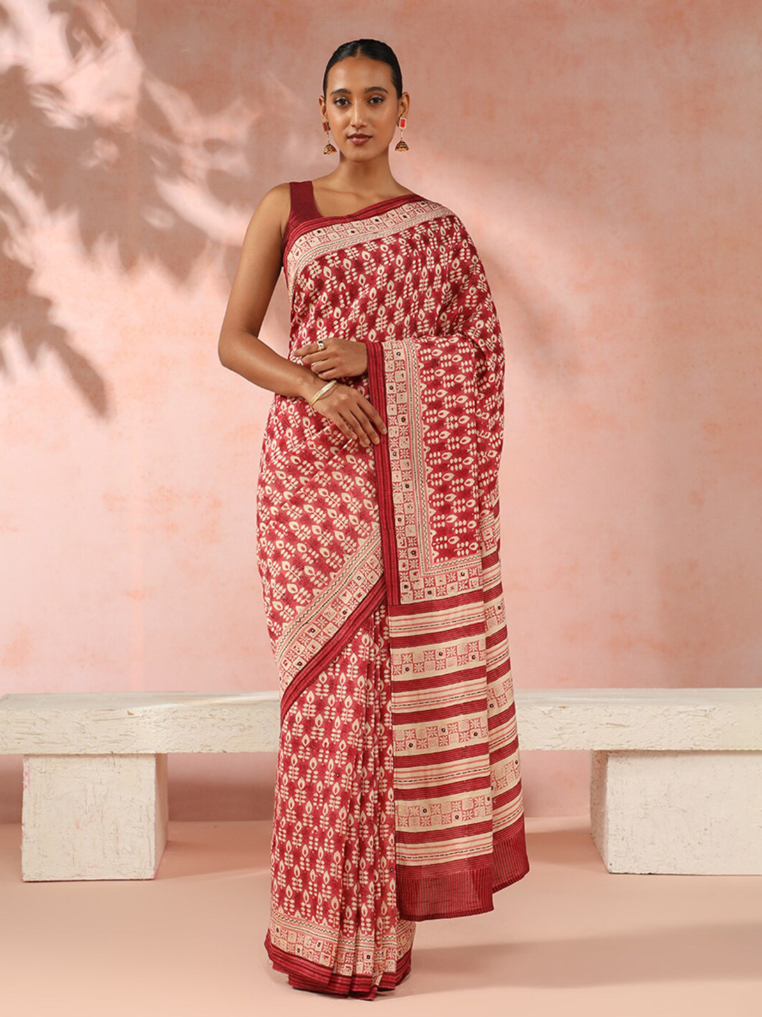 Buy Taneira Ethnic Motifs Printed Saree - Sarees for Women 24852400 ...