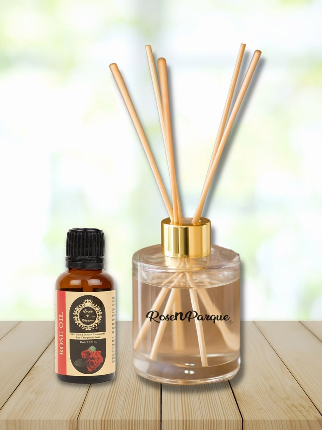 Buy ROSENPARQUE Rose Reed Diffuser For Air Purifier & Aroma Therapy Relaxation - Aroma Oil ...