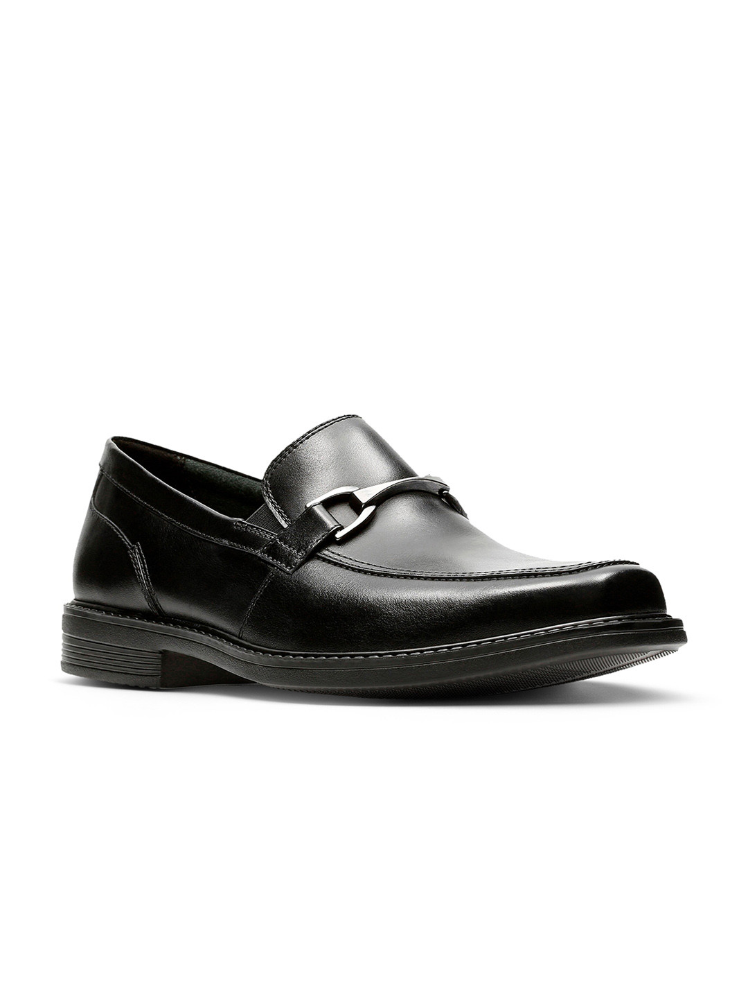 Buy Clarks Men LaureateStepII Leather Formal Horsebit Loafers - Formal ...