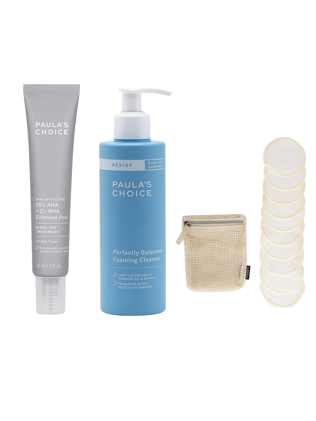 Buy Paulas Choice Skin Perfecting Face Care Combo - Skin Care Combo for ...