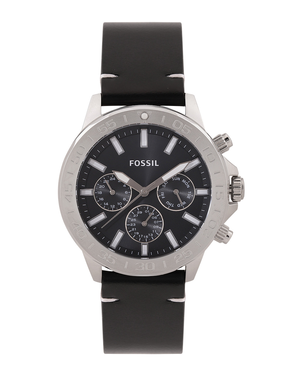 Buy Fossil Men Black Bannon Analogue Watch BQ2708 - Watches for Men ...