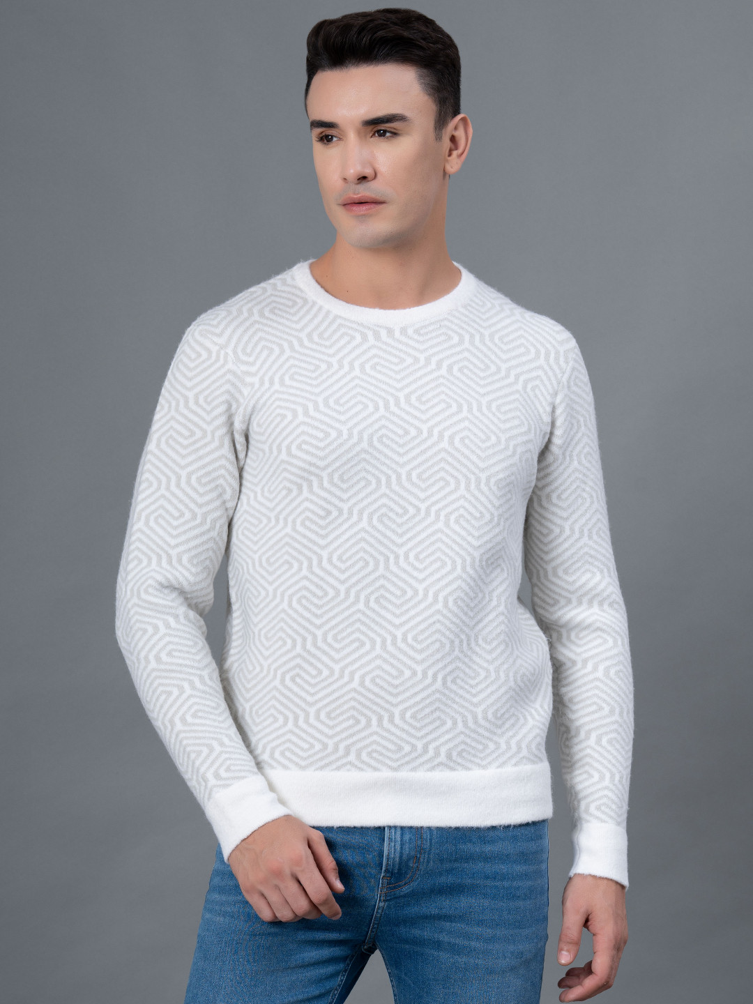 Buy Red Tape Abstract Design Pullover - Sweaters for Men 24872904 | Myntra