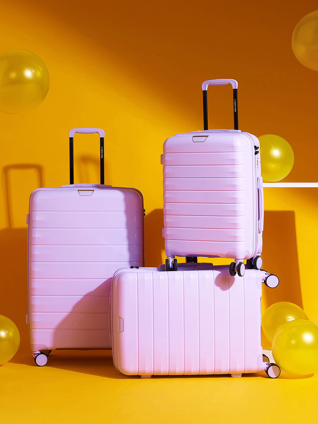 Buy Nasher Miles Vienna Set Of 3 Water Resistance Hard Sided Trolley ...