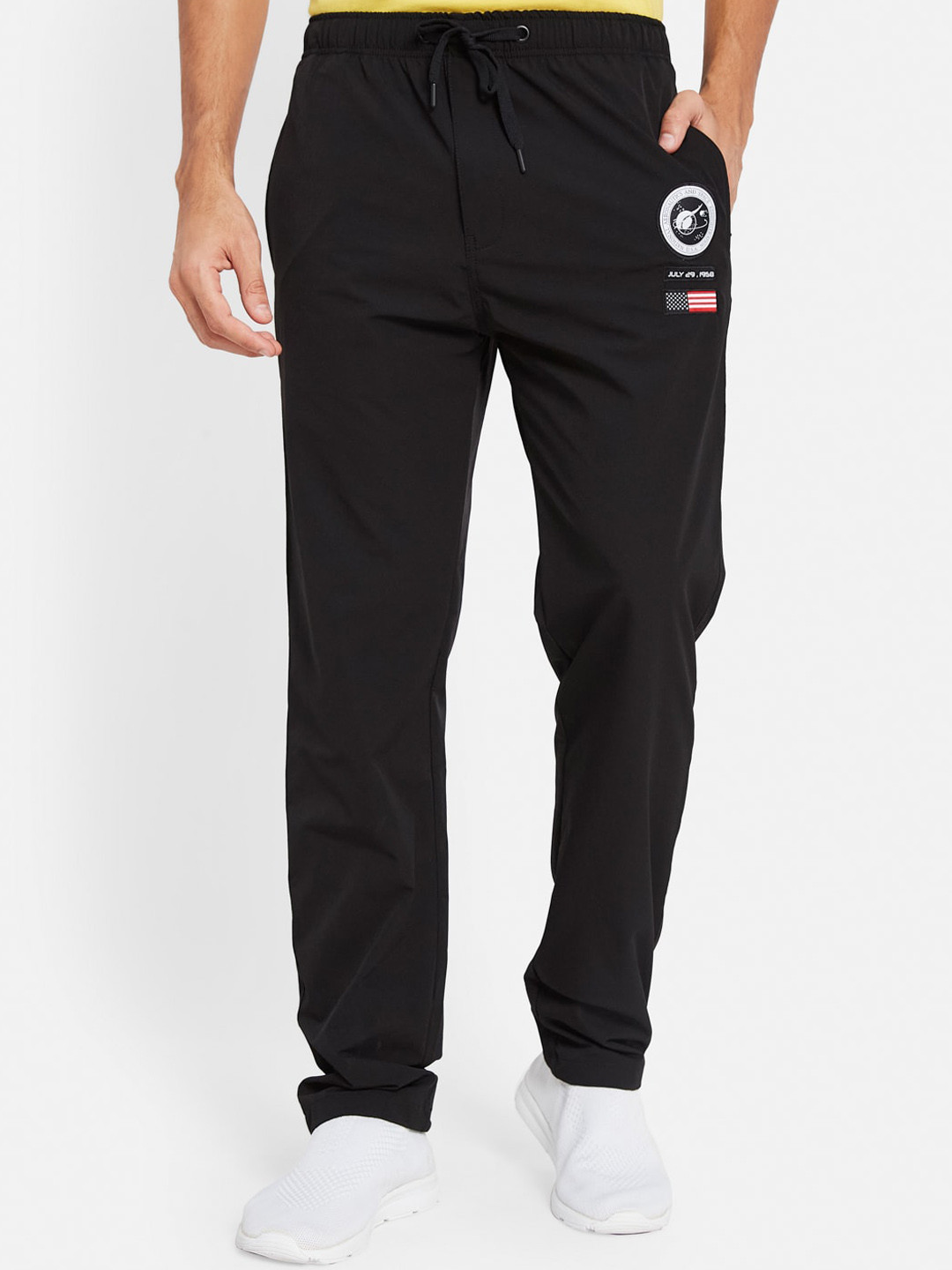 Buy Octave Men Regular Fit Cotton Track Pants - Track Pants for Men ...