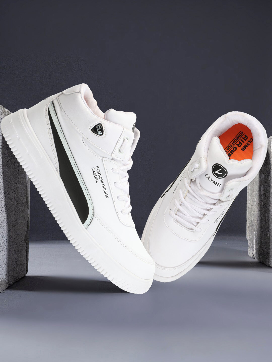 Buy CLYMB Men RAMBO Mid Top Training Or Gym Shoes - Sports Shoes for ...