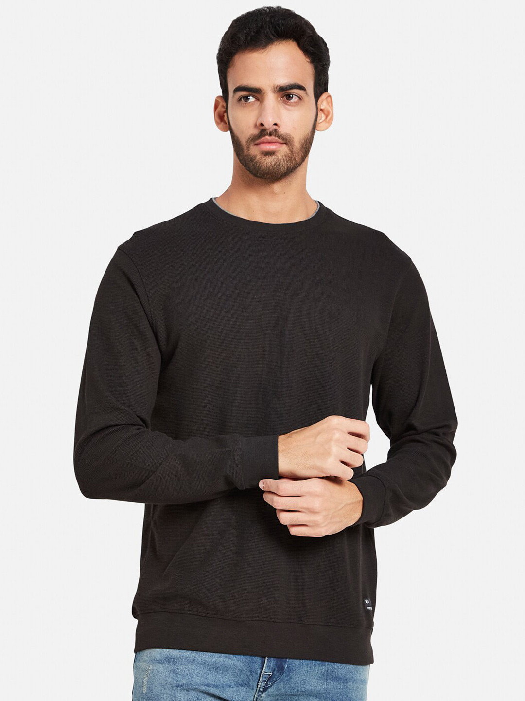 Buy Octave Round Neck Fleece Pullover Sweatshirt - Sweatshirts for Men ...