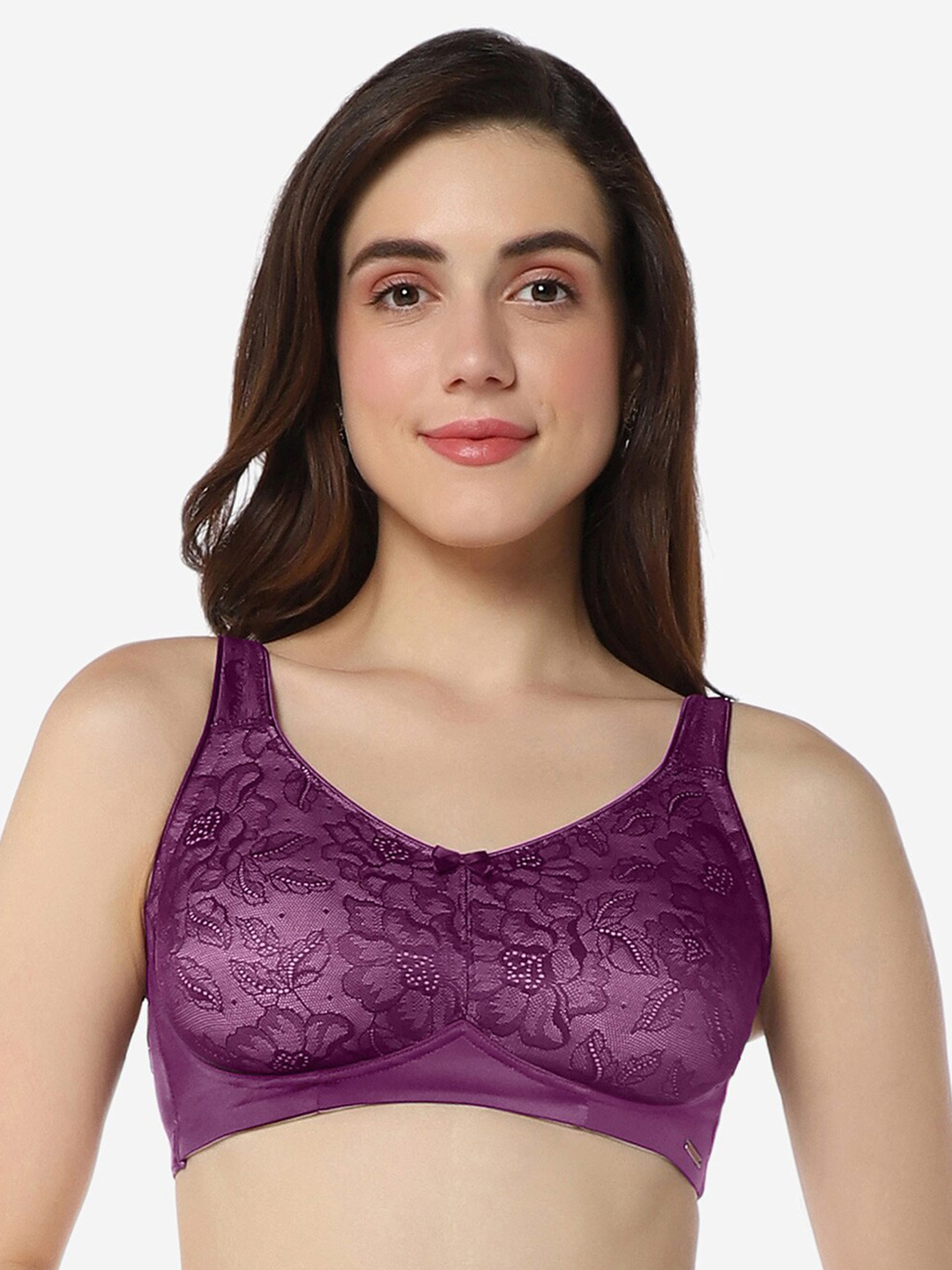 Buy Amante Floral Elegant Lace Full Coverage T Shirt Bra With All Day Comfort - Bra for Women ...