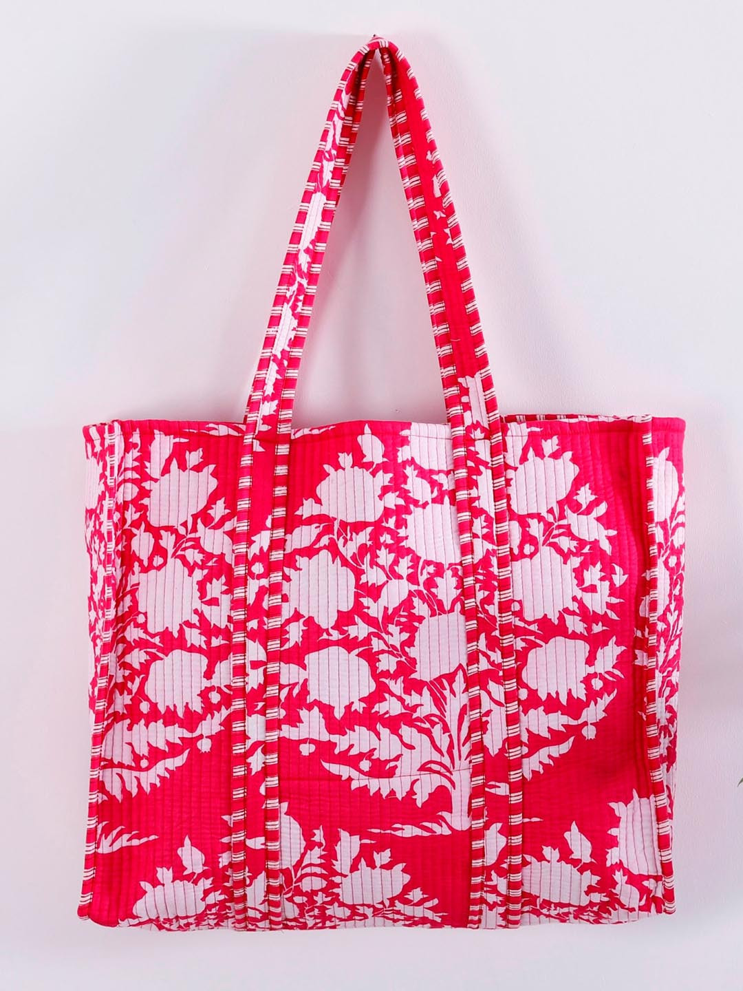 Buy HANDICRAFT PALACE Abstract Printed Pure Cotton Shopper Tote Bag ...
