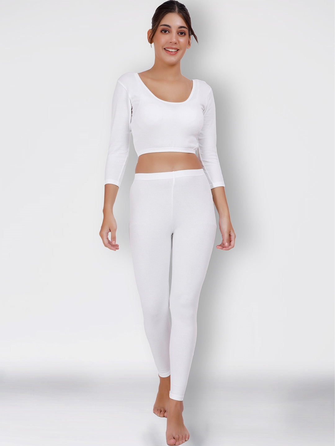 Buy SELFCARE Ribbed Thermal Set - Thermal Set for Women 24902766 | Myntra