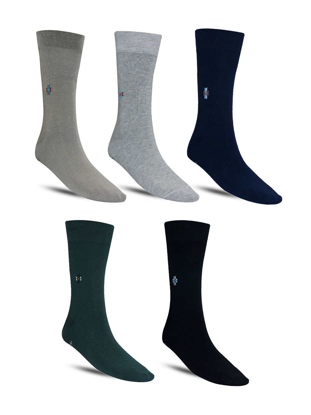 Buy Dollar Socks Men Pack Of 5 Calf Length Socks - Socks for Men ...