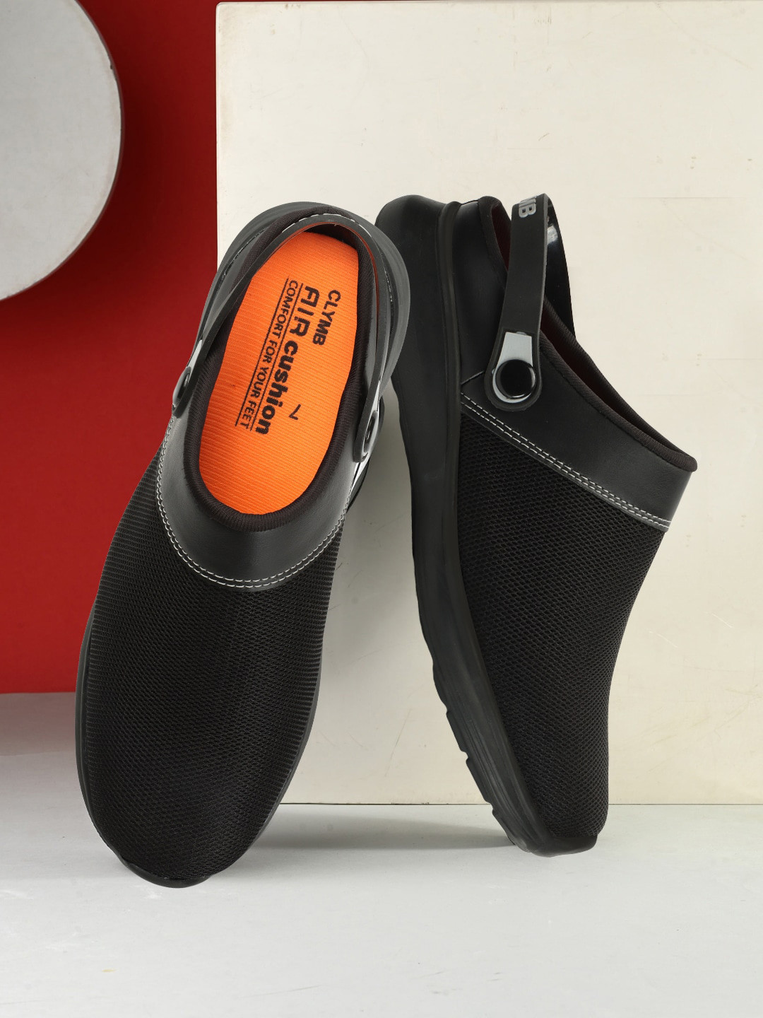 Buy CLYMB Men Textured Mesh Lightweight Clogs - Sandals for Men ...