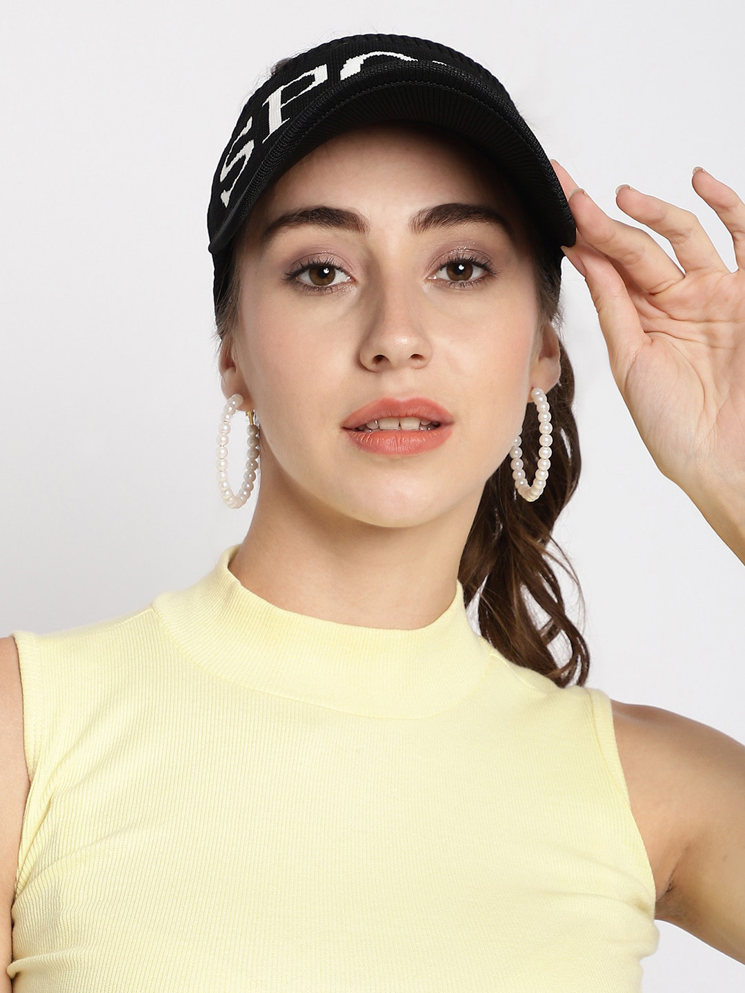 Buy ELLIS Typography Printed Visor Cap - Caps for Women 24908720 | Myntra