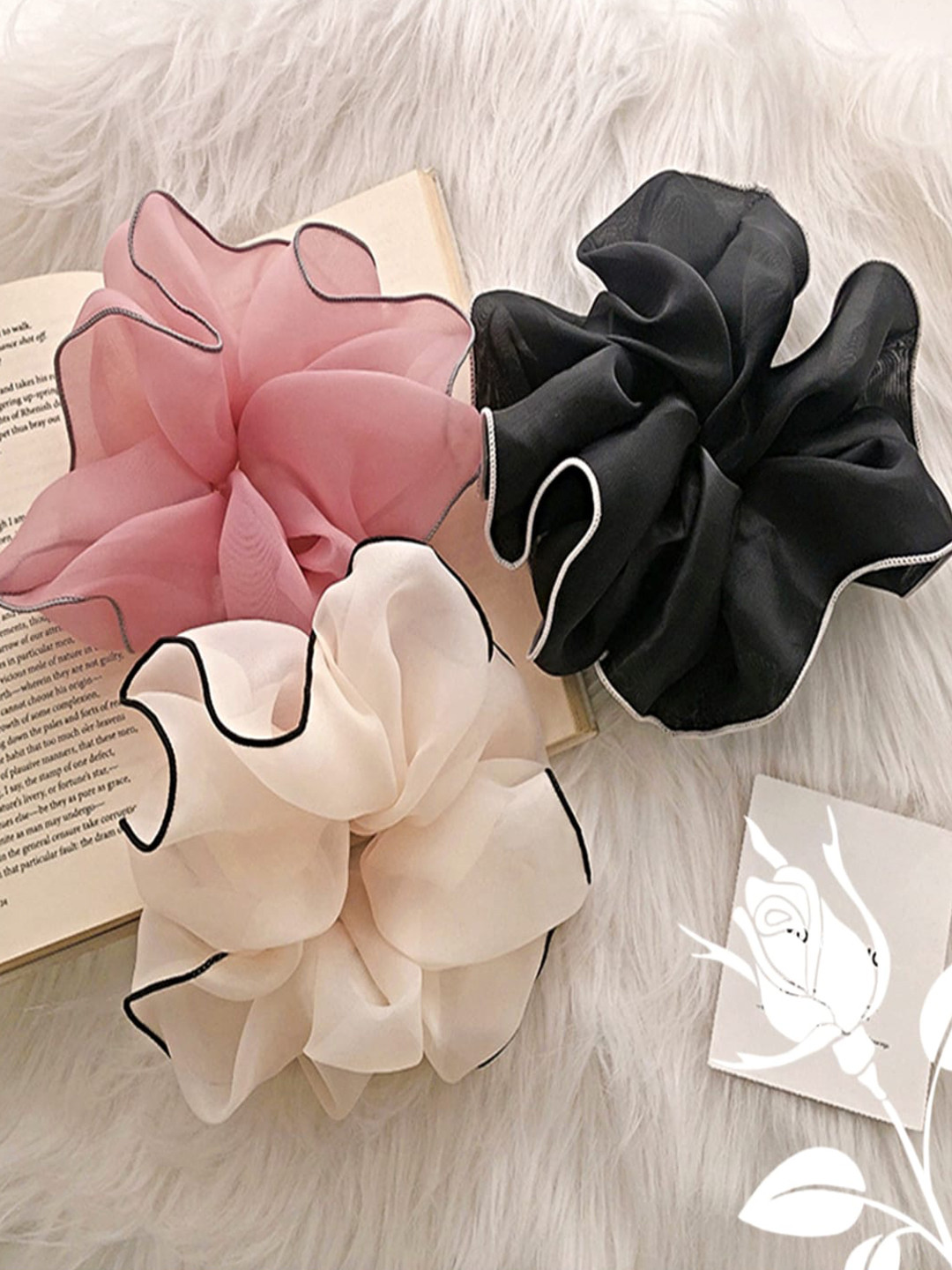 Buy Proplady Set Of 3 Ponytail Holders - Hair Accessory for Women ...