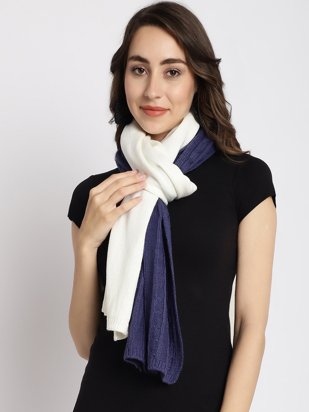 Buy ELLIS Colourblocked Acrylic Muffler - Mufflers for Women 24910300 ...