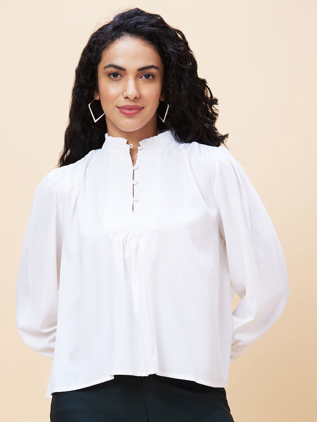Buy Globus High Neck Regular Top - Tops for Women 24915862 | Myntra