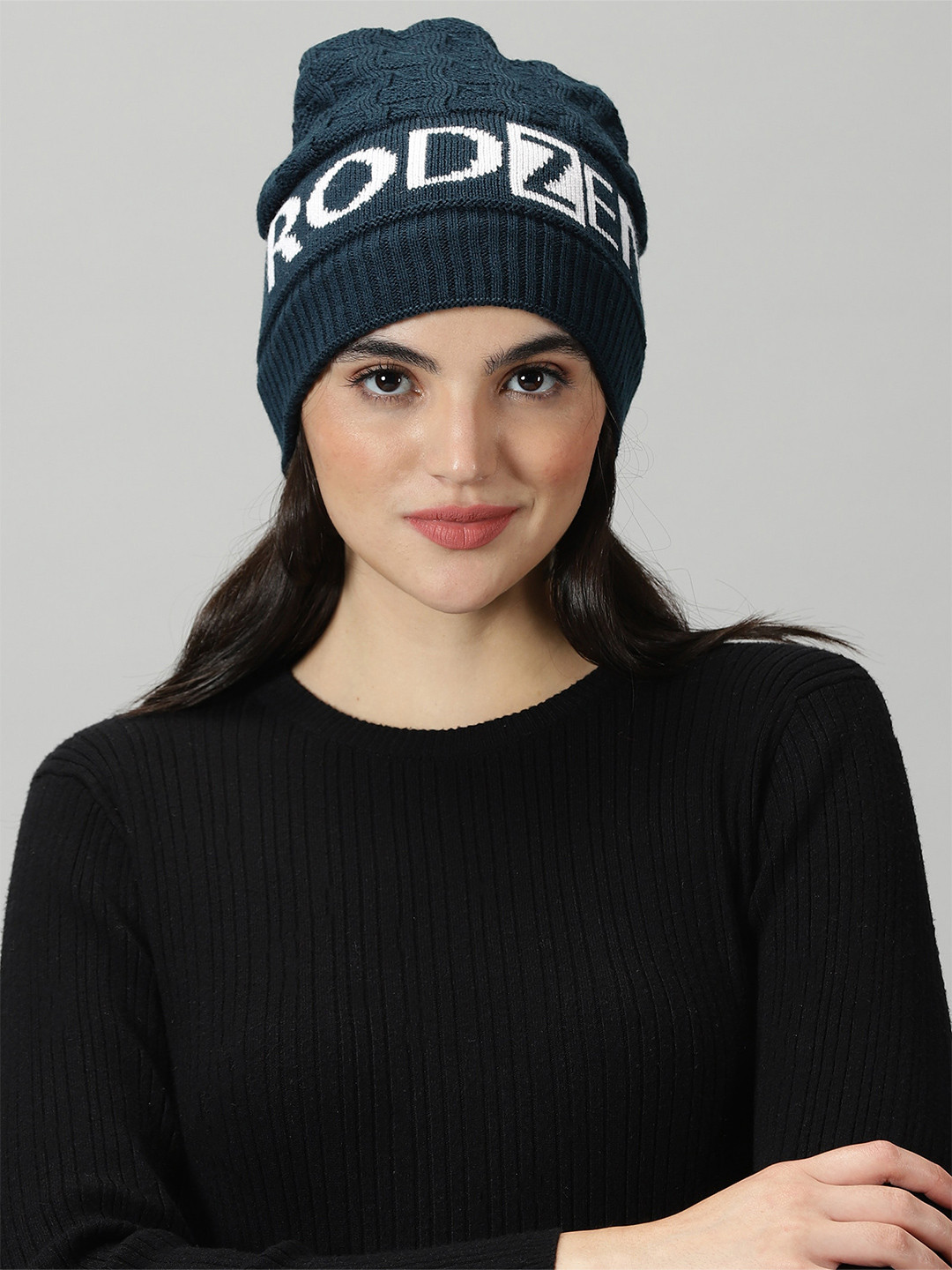 Buy Rodzen Self Design Woollen Beanie Caps - Caps for Women 24922398 ...