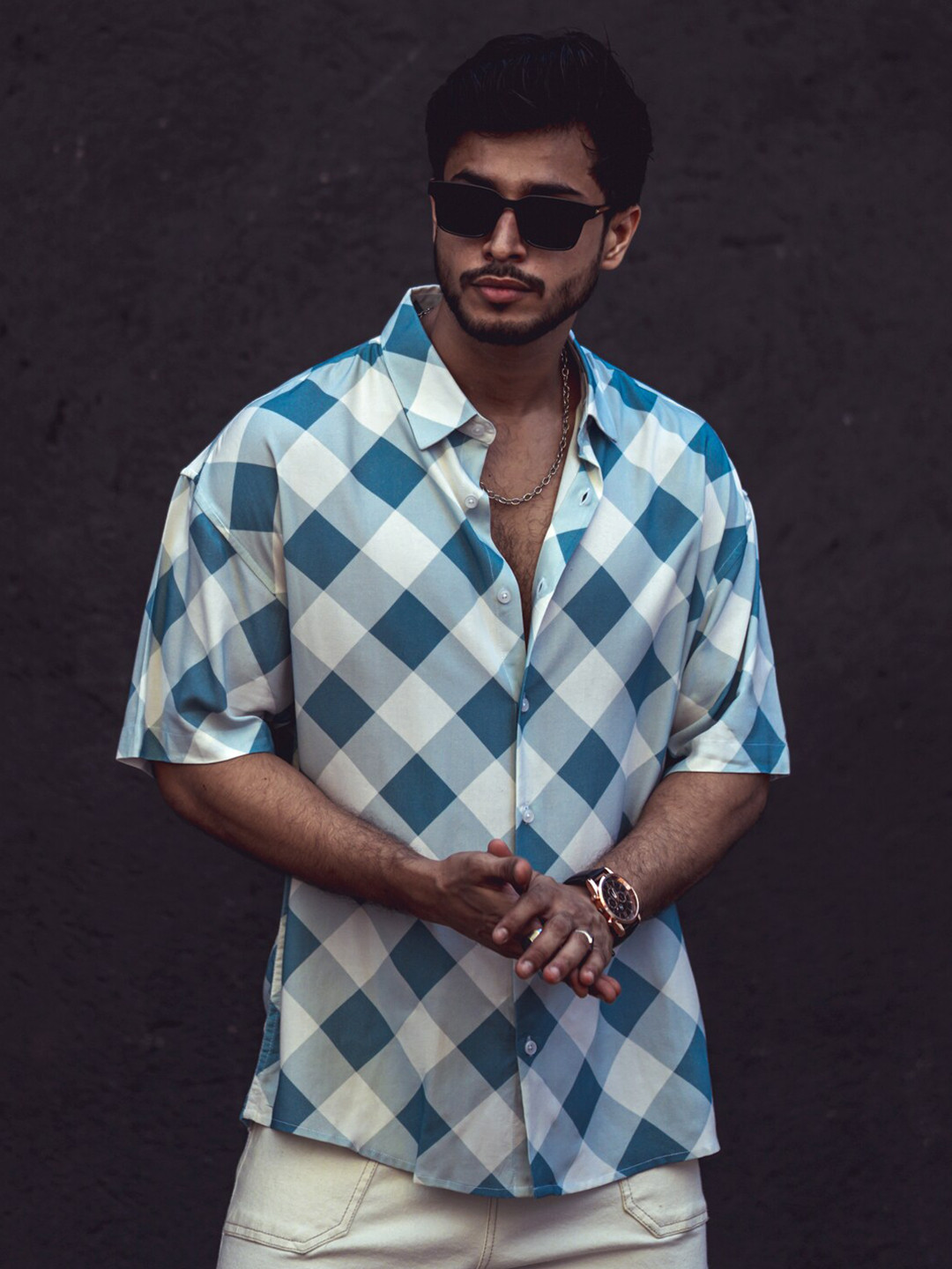 Buy Powerlook India Slim Buffalo Checks Pure Cotton Casual Shirt ...