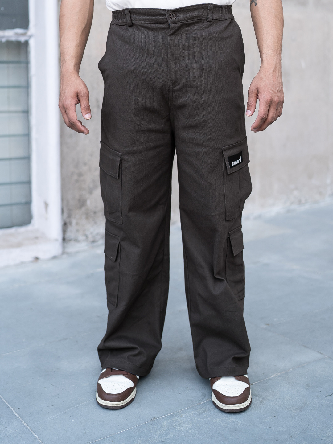 Buy UNRL Men Pure Cotton Regular Fit Cargos - Trousers for Men 24926848 ...