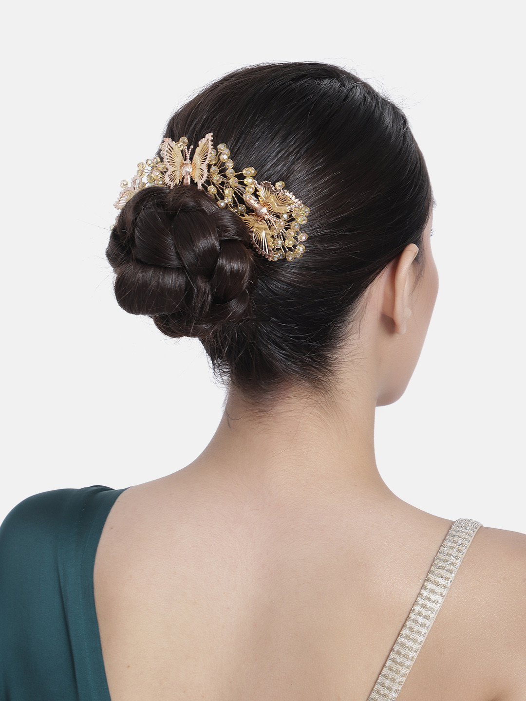 Buy LAIDA Women Embellished Bumpit Hair Pin - Hair Accessory for Women ...