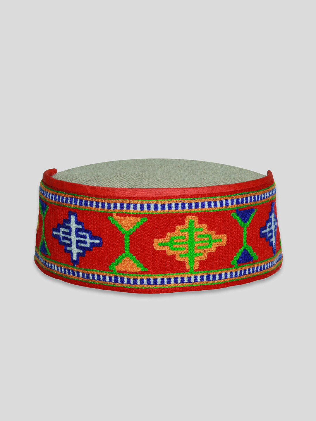 Buy Vastraa Fusion Unisex Cotton Embroidery Kullu Pahadi Himachali Cap ...
