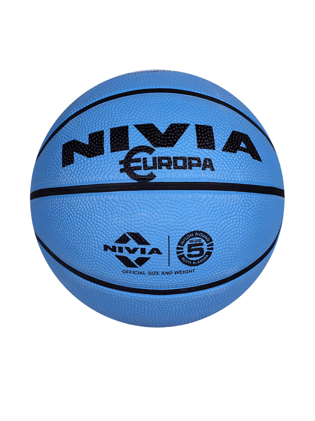 Buy NIVIA Europa Soft Rubberized Moulded Basketball Size 5 ...