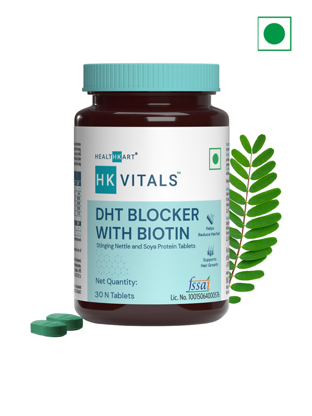Buy HK VITALS DHT Blocker With Biotin Tablets To Reduce Hair Fall 30 ...
