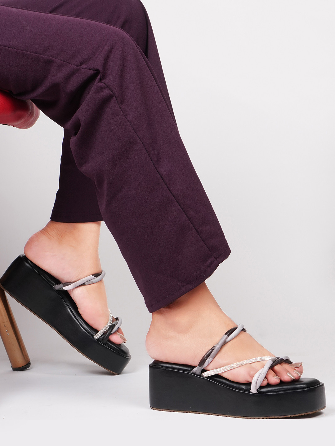 Buy JM Looks Embellished Open Toe Wedges - Heels for Women 24937898 ...