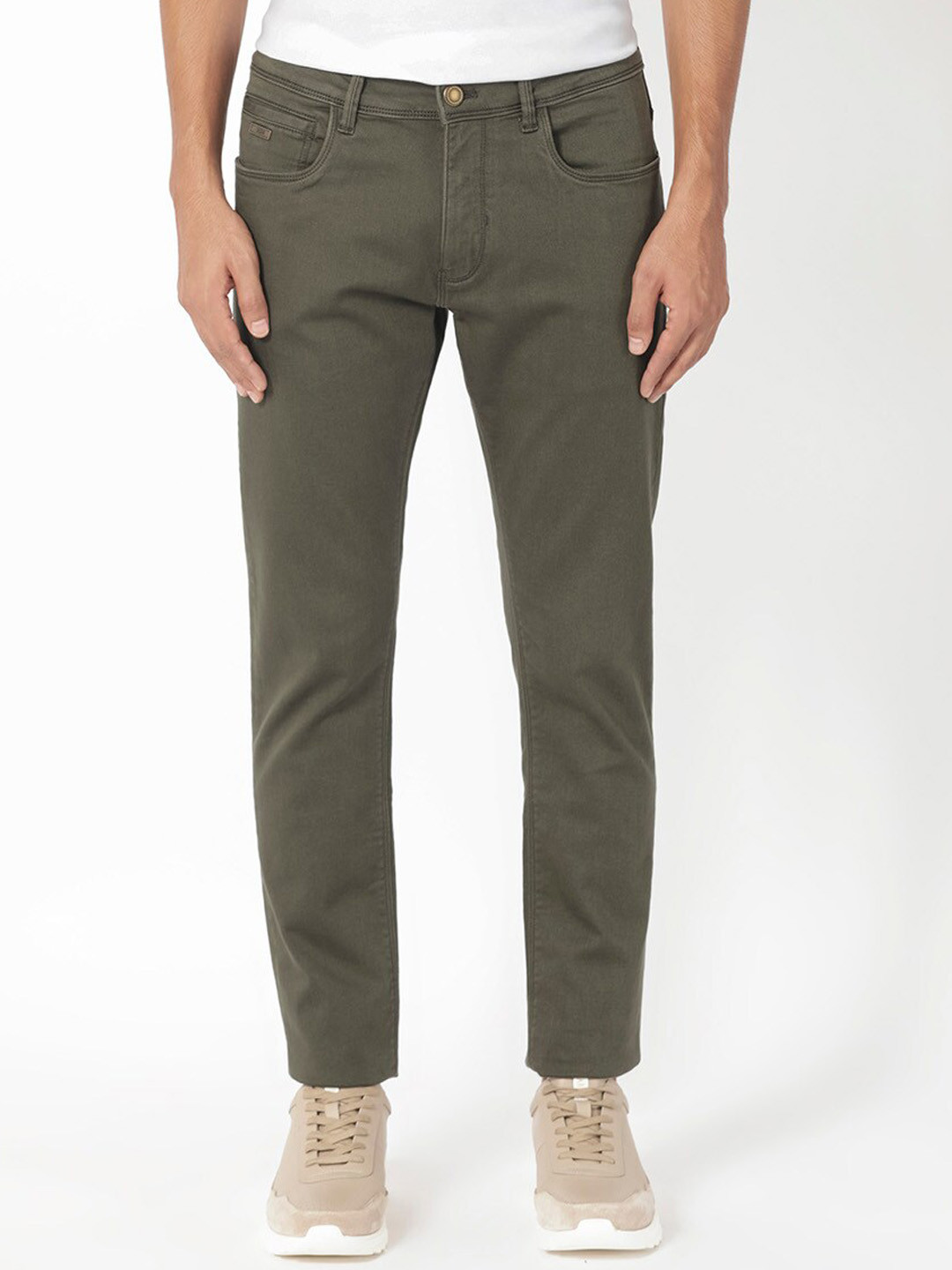 Buy RARE RABBIT Men Essen Slim Fit Mid Rise Cotton Stretchable Jeans ...