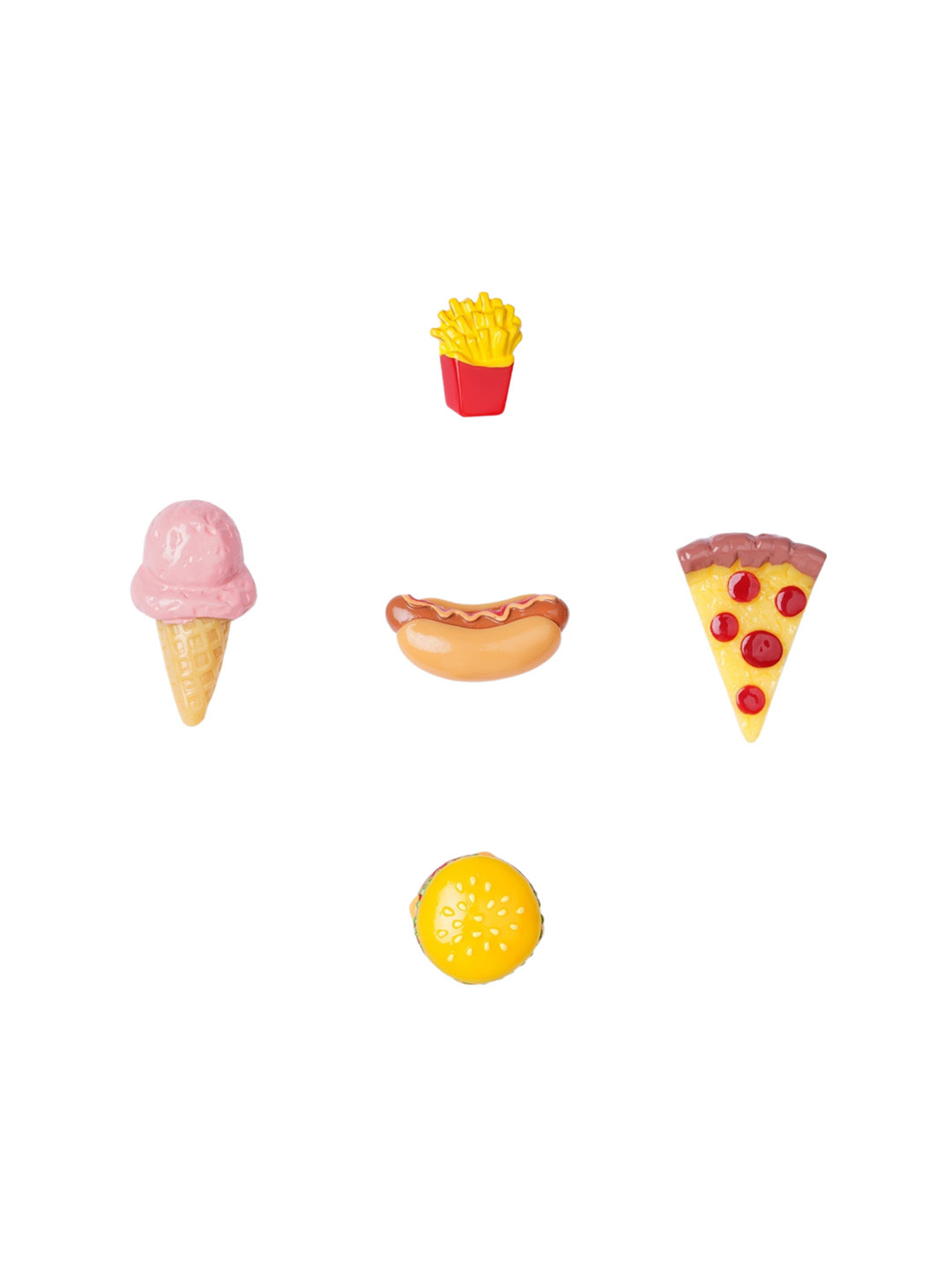 Buy Crocs Set Of 5 Mini 3D Food Jibbitz - Jibbitz for Unisex 24950512 ...