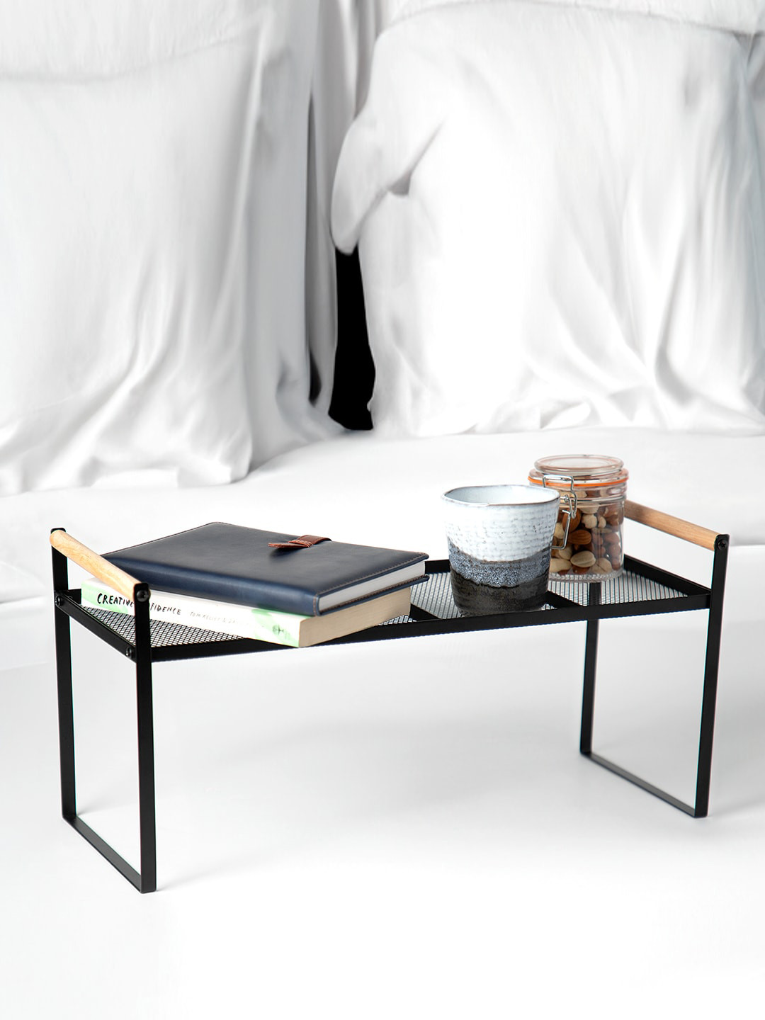 Buy Anko Black Kitchen Storage Foldable Table - Laptop Table for Unisex ...