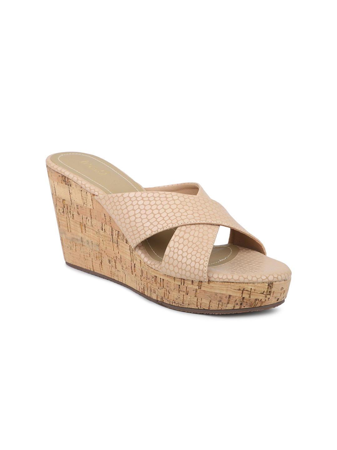 Buy Inc 5 Textured Cross Strap Party Wedges - Heels for Women 24955512 ...