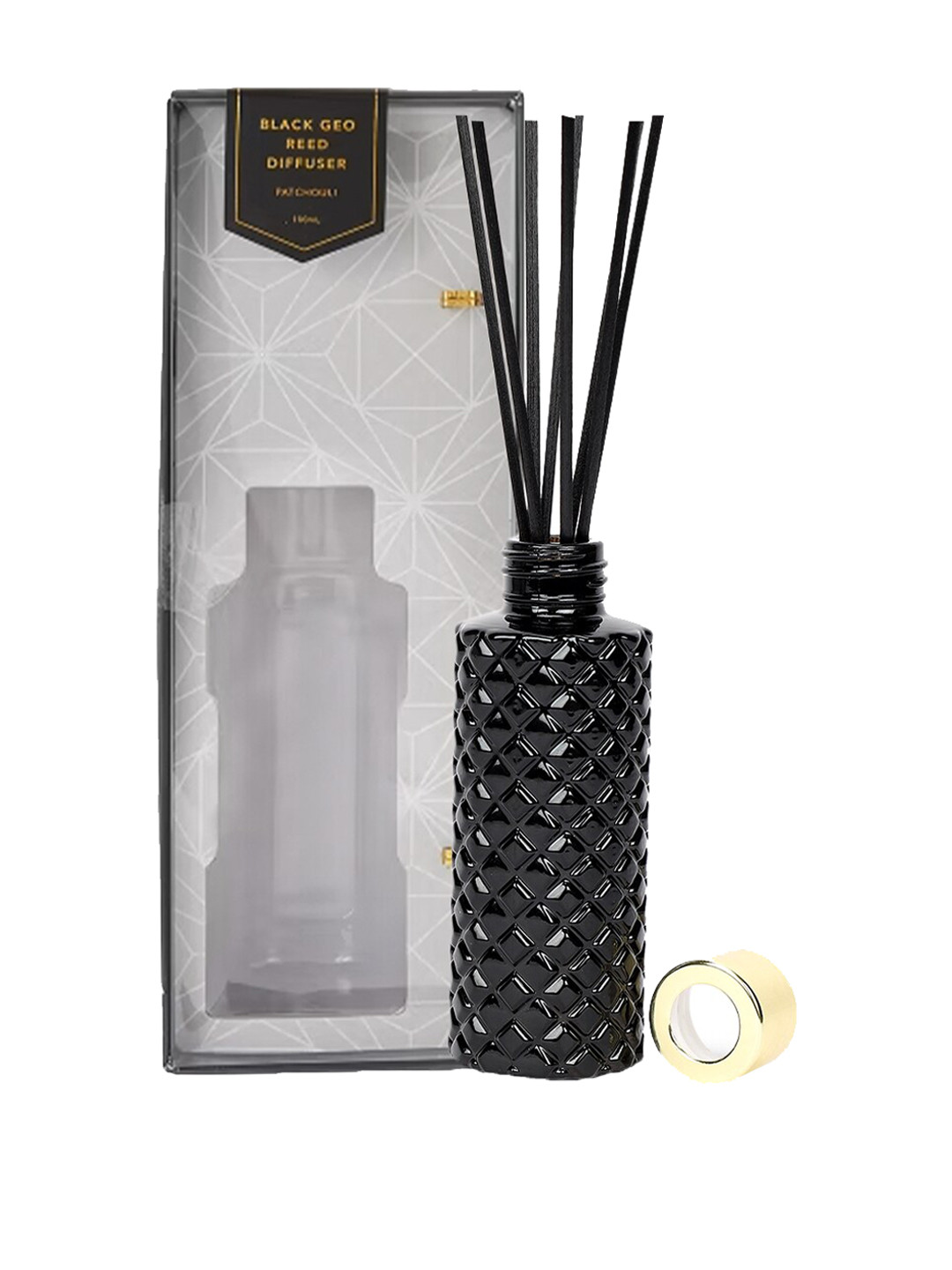 Buy Anko Black Geo Reed Diffuser 150ml - Aroma Oil Diffusers for Unisex 24956954 | Myntra