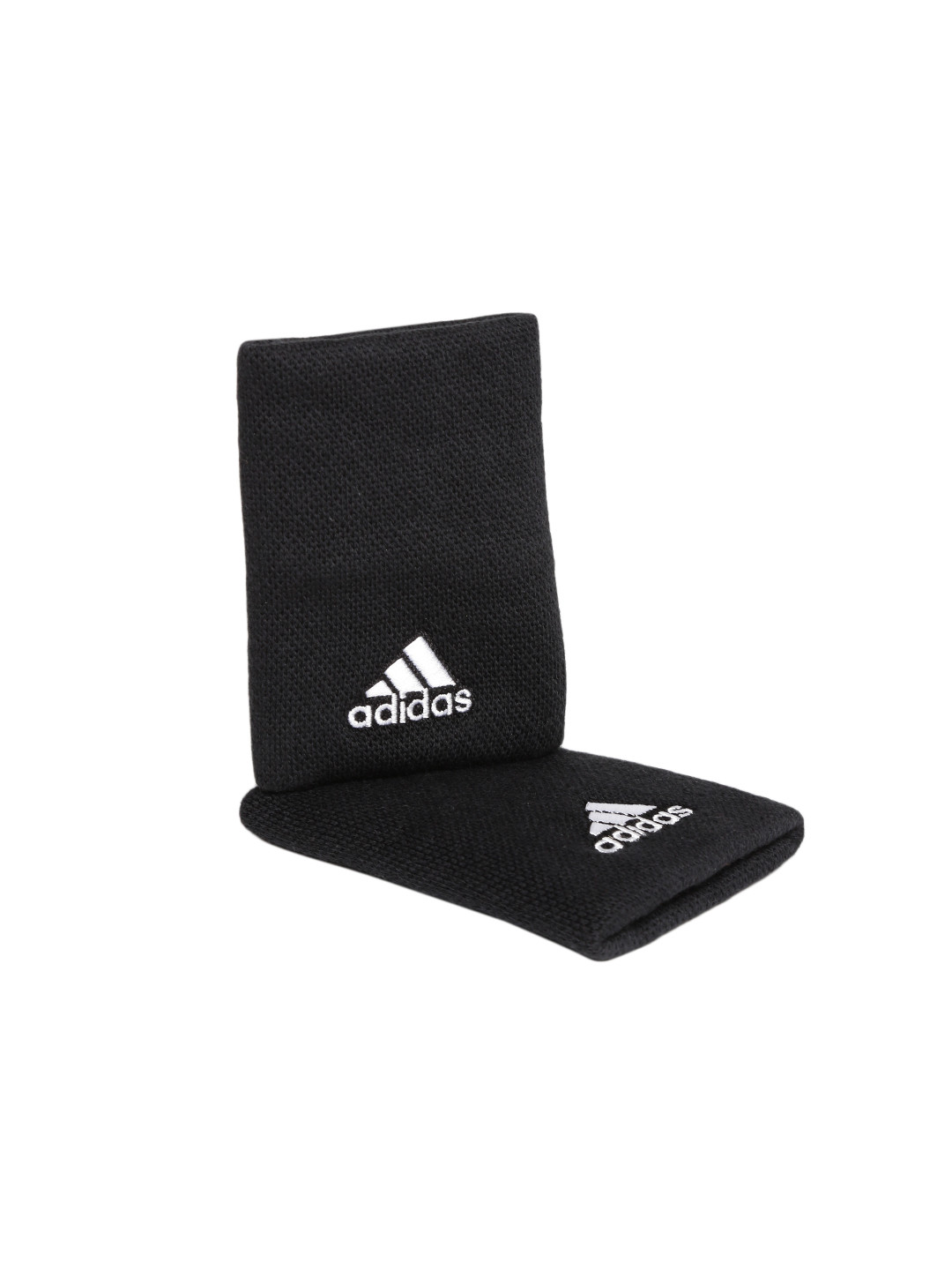 Buy ADIDAS Unisex Set Of 2 Black Tennis Wristbands - Wristbands for ...