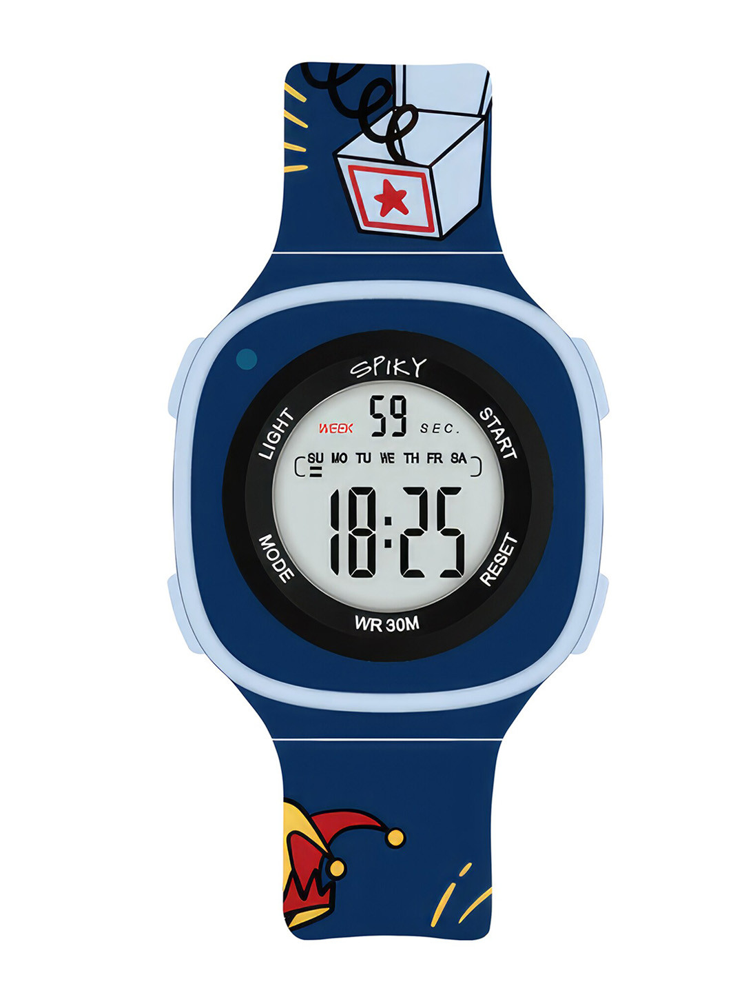 Buy Spiky Kids Water Resistance Digital Multi Function Automatic Watch ...