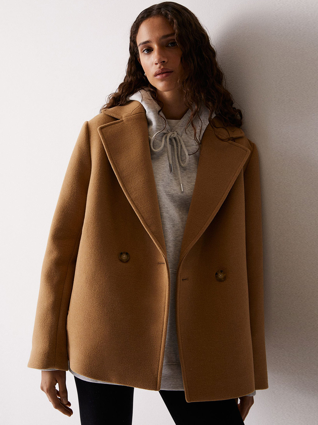 Buy H&M Double Breasted Jacket - Jackets for Women 24975538 | Myntra